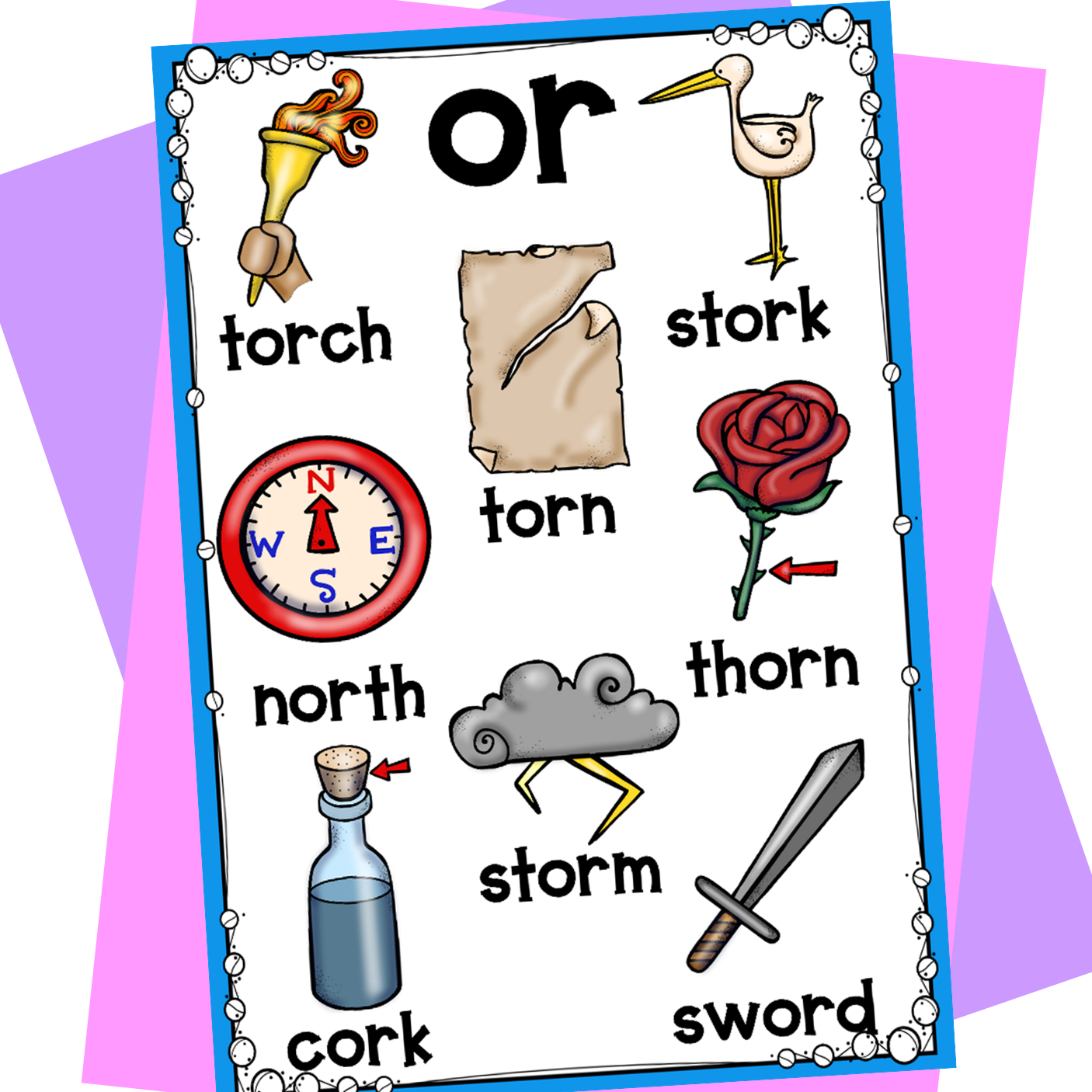 Bossy R Controlled Vowels Worksheets for OR | Made By Teachers
