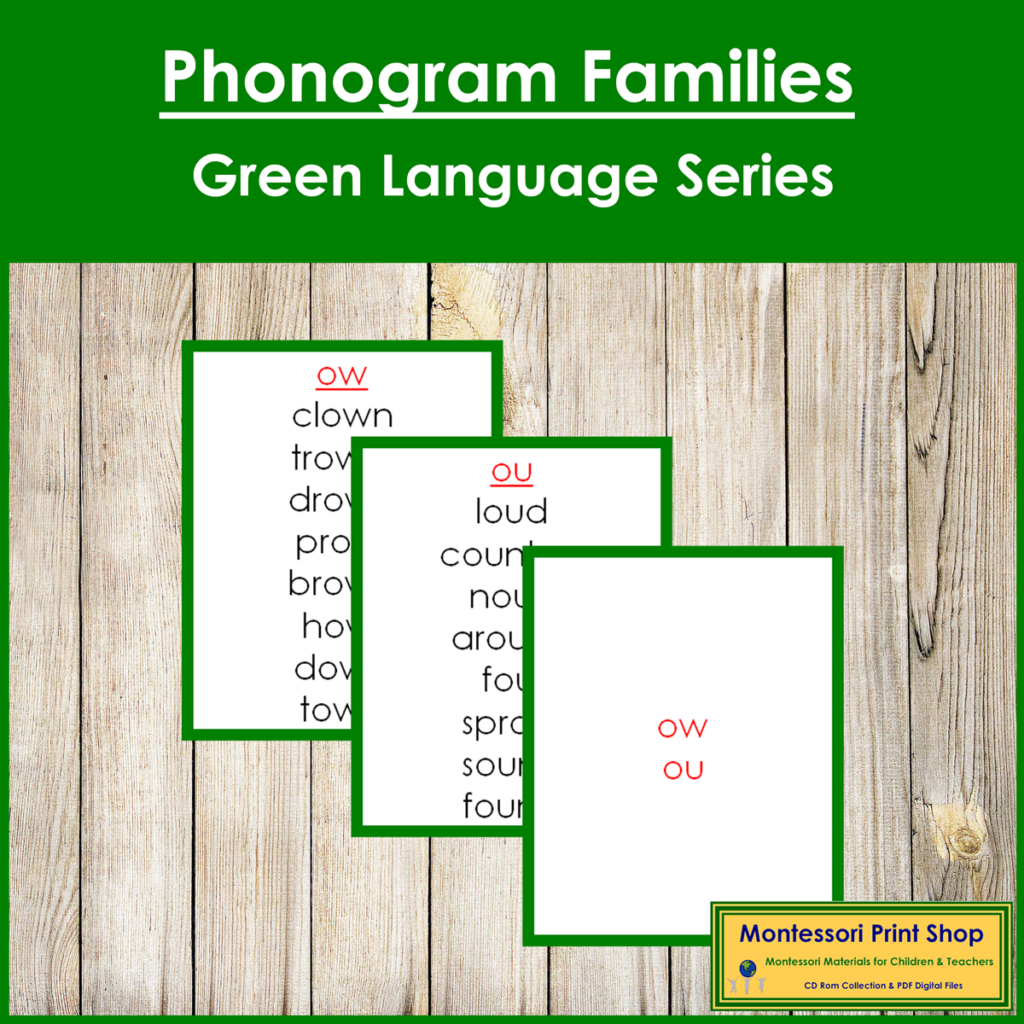 Green Phonogram Families | Made By Teachers