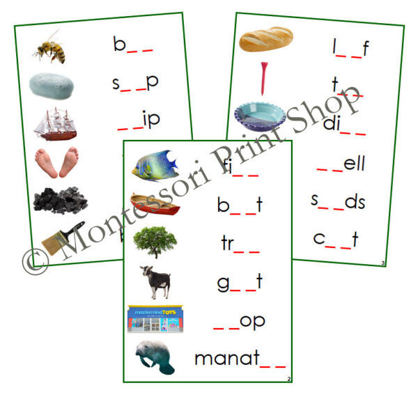Green Phonogram Sound Cards - Set 1 (photos) | Made By Teachers