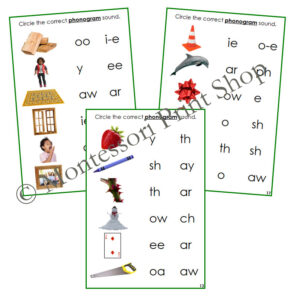 Green Phonogram Sound Choice Cards - Set 2 (photos) | Made By Teachers