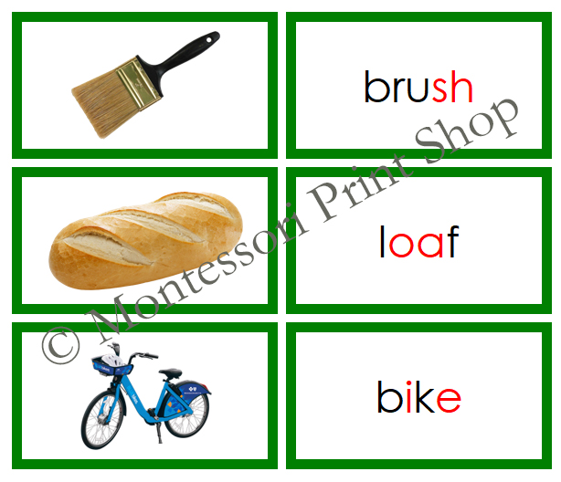 Green Phonogram Words & Picture Cards - Set 1 (photos) | Made By Teachers