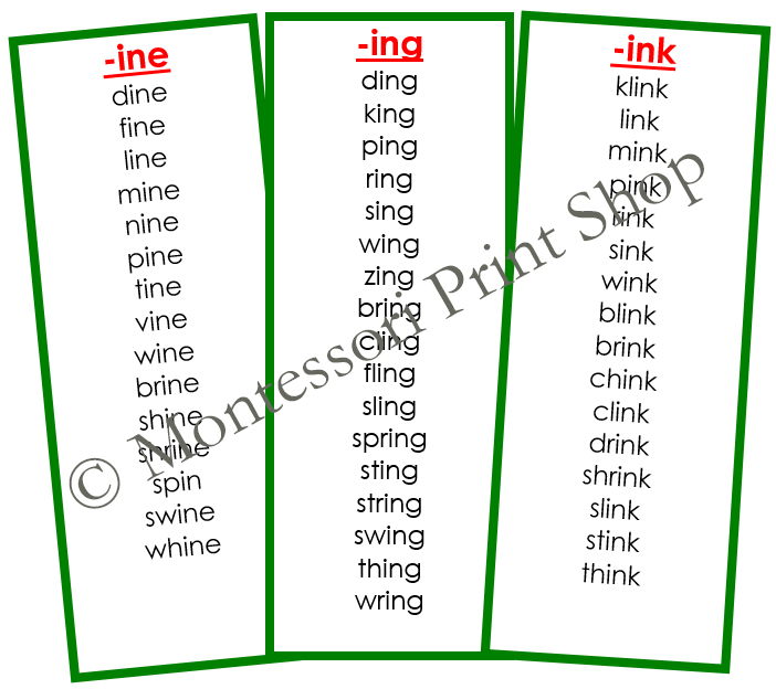 Green Word Families | Made By Teachers