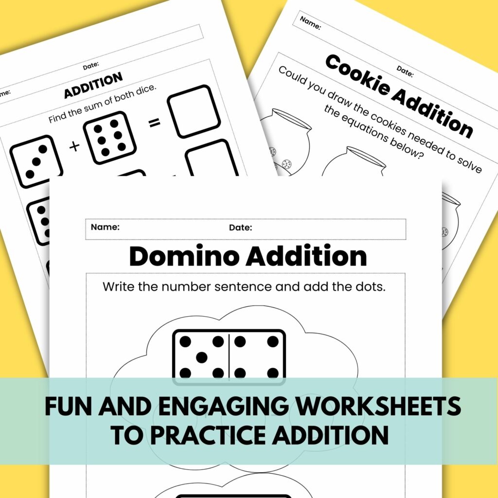 Addition Worksheets with Single, 2 Digit and 3 Digit Numbers, Answer ...
