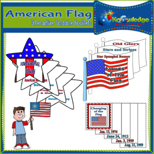 American Flag Interactive Foldable Booklets | Made By Teachers