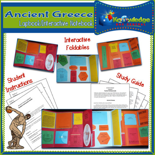 Ancient Greece Lapbook / Interactive Notebook | Made By Teachers