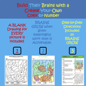 4th Grade Color by Number Addition & Subtraction No-Prep Math Activity ...