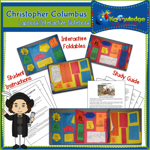 Christopher Columbus Lapbook / Interactive Notebook | Made By Teachers