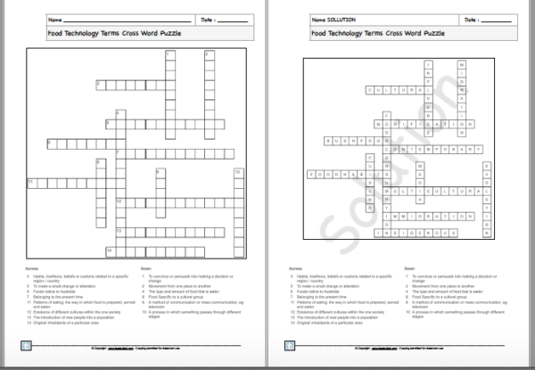 Food Technology Lessons - Set 2 "General Food Technology" | Made By ...