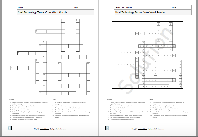 Food Technology Lessons - Set 2 "General Food Technology" | Made By ...