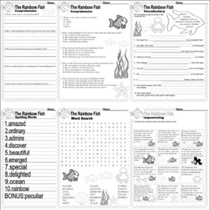 The Rainbow Fish Book Companion Reading Comprehension | Made By Teachers