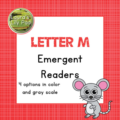 Alphabet Letter M Emergent Readers Set | Made By Teachers