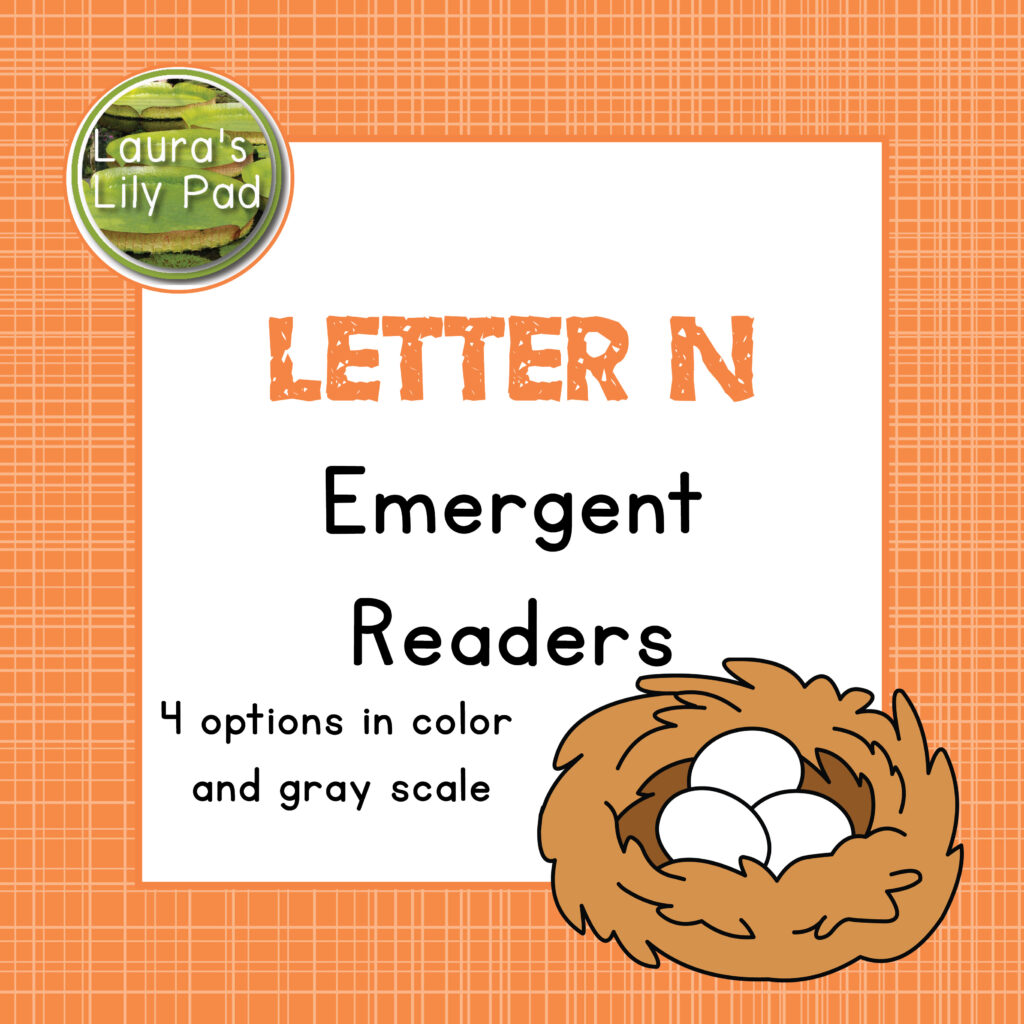 Alphabet Letter N Emergent Readers Set | Made By Teachers