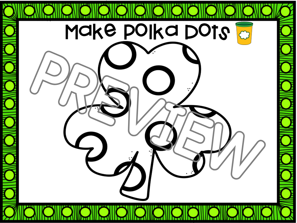 St. Patrick's Day Playdough Mats | Made By Teachers