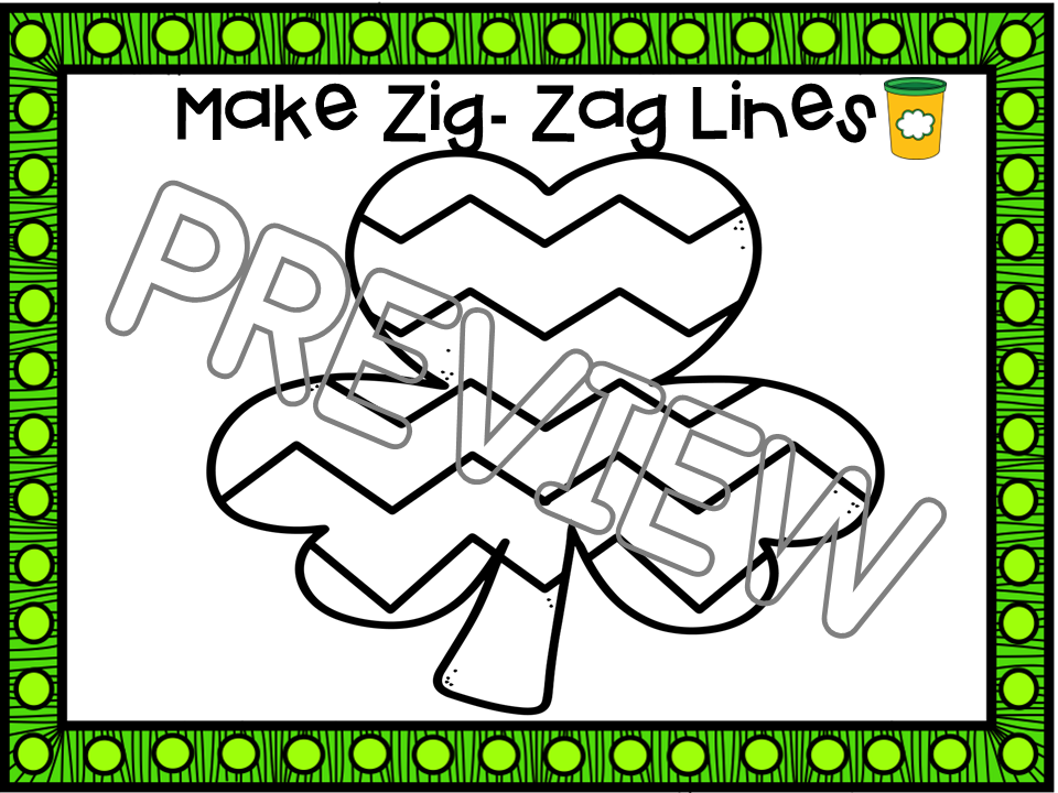 St. Patrick's Day Playdough Mats | Made By Teachers