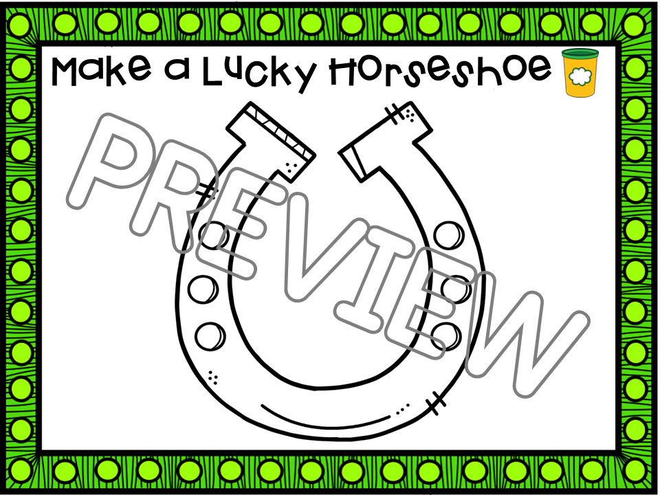 St. Patrick's Day Playdough Mats | Made By Teachers