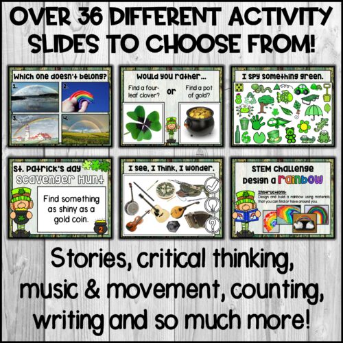 St. Patrick's Day Activities - Low Prep Math, ELA, STEM & Critical ...
