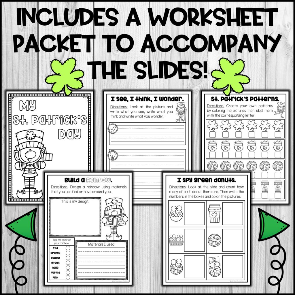 St. Patrick's Day Activities - Low Prep Math, ELA, STEM & Critical ...