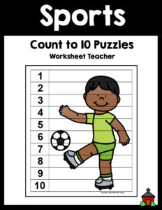 Sports Count to 10 Sequence Puzzles | Made By Teachers