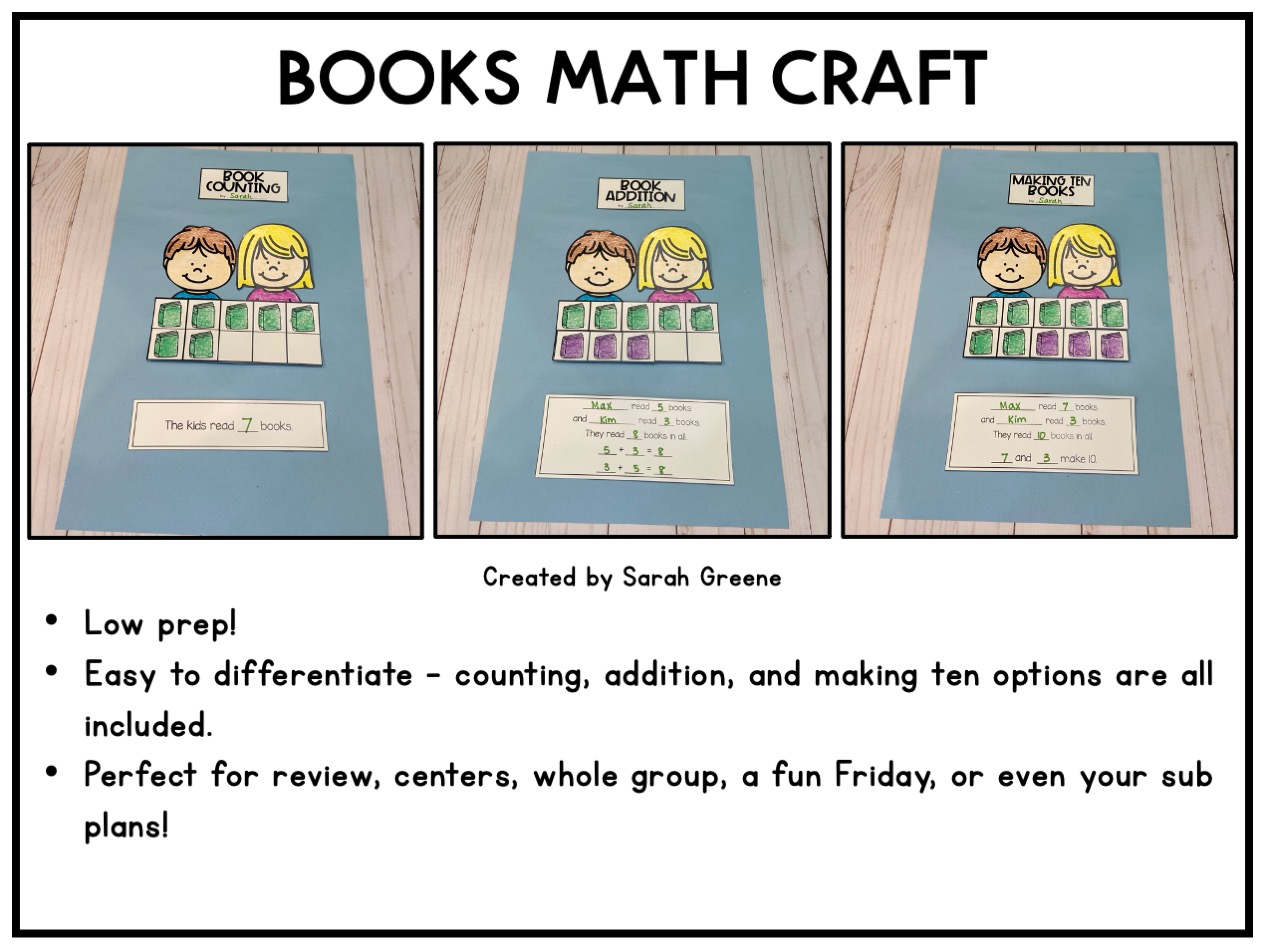 Ten Frame Math Craft for Counting, Addition, or Making Ten | Made By ...