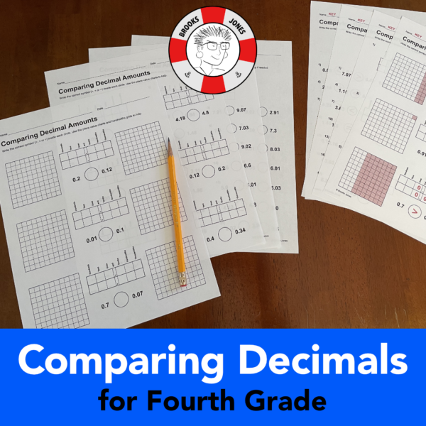 Comparing Decimal Amounts for Grade 4: Scaffolded Practice Activity ...