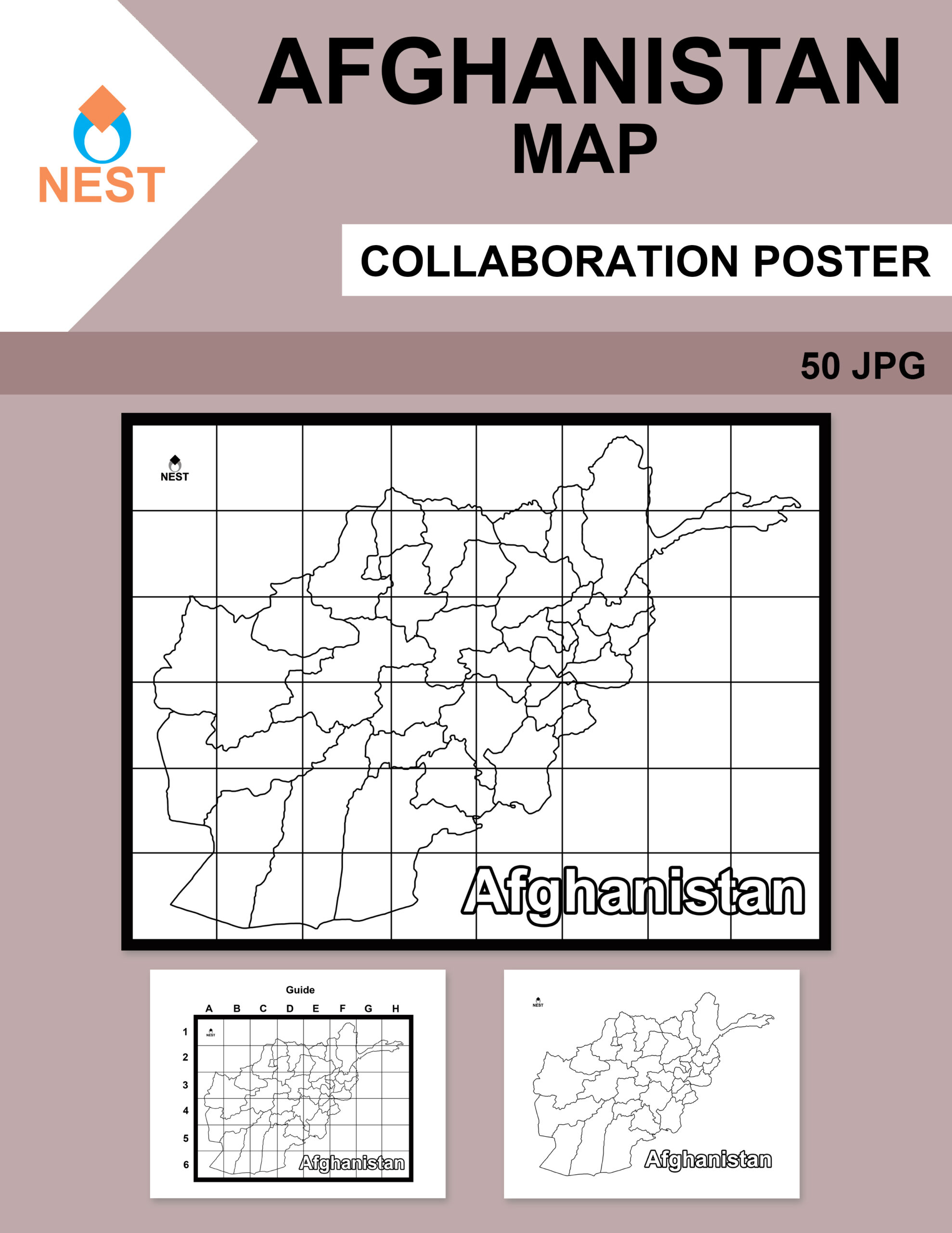 New Brunswick Map Collaboration Poster | Made By Teachers