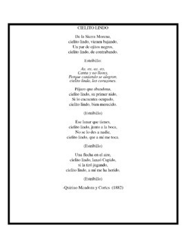 Rancheras Mexican Musical Tradition - Spanish Sub-Plan for Advanced ...