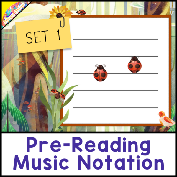 Pre-Reading Music Note Identification Set 2, Spatial and Pattern ...