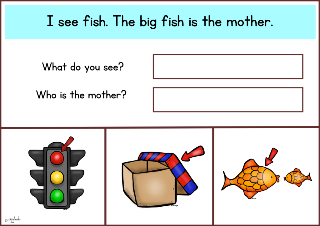 CVC Sentences short 'i' simple sentence comprehension Task cards | Made ...