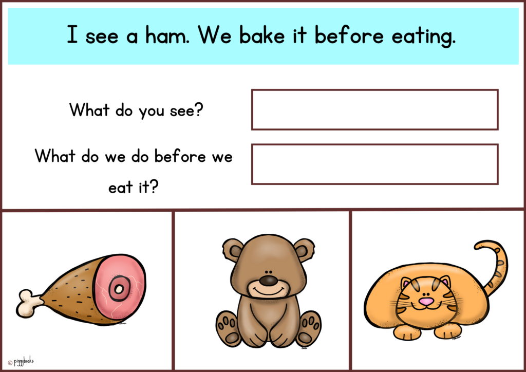 CVC Sentences short 'a' simple sentence comprehension Task cards | Made ...