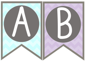 Alphabet Number Bunting Bundle Pastel Class Decor Pre-K Kindergarten ...