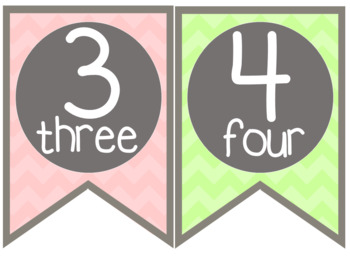 Alphabet Number Bunting Bundle Pastel Class Decor Pre-K Kindergarten ...