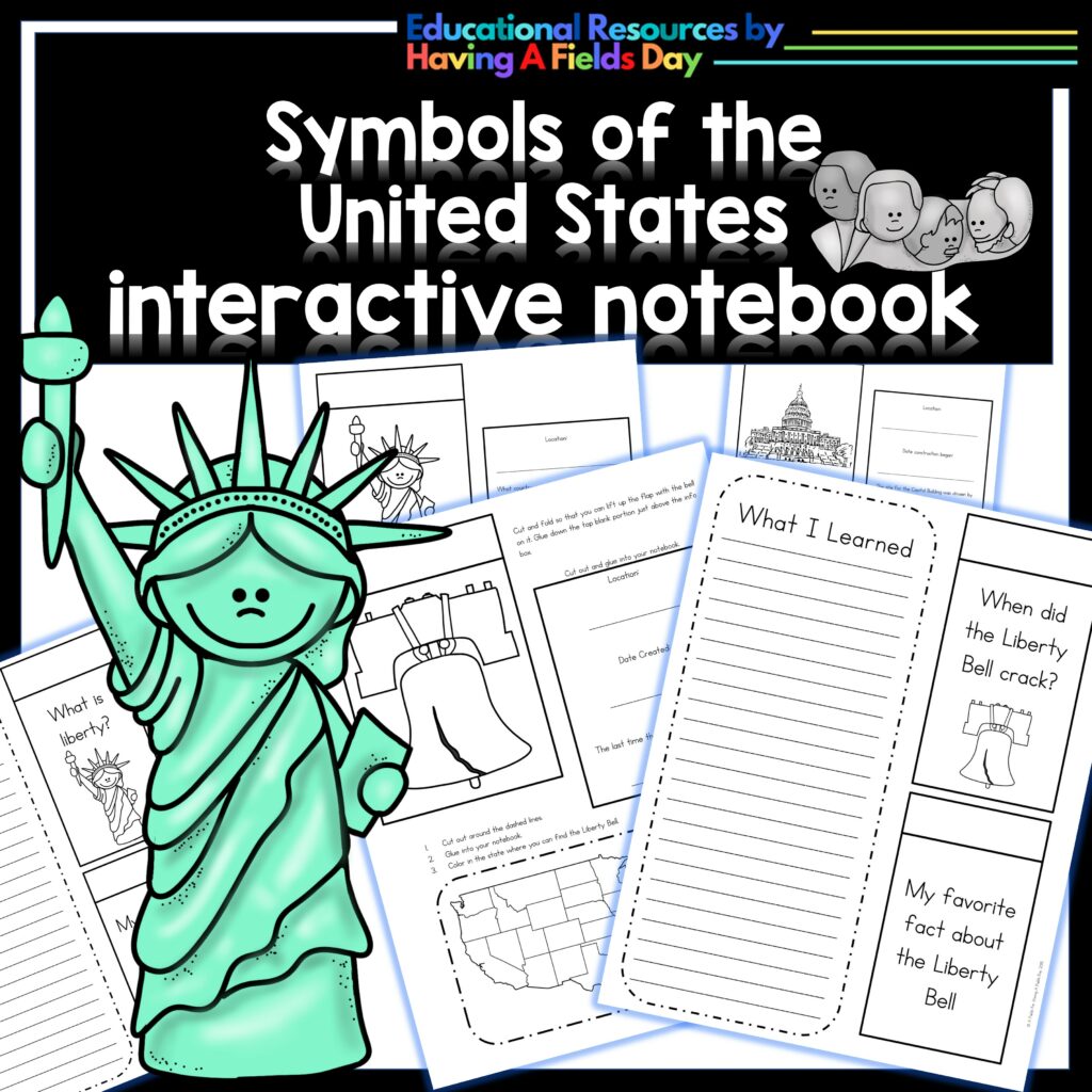 United States Symbols Interactive Notebook | Made By Teachers