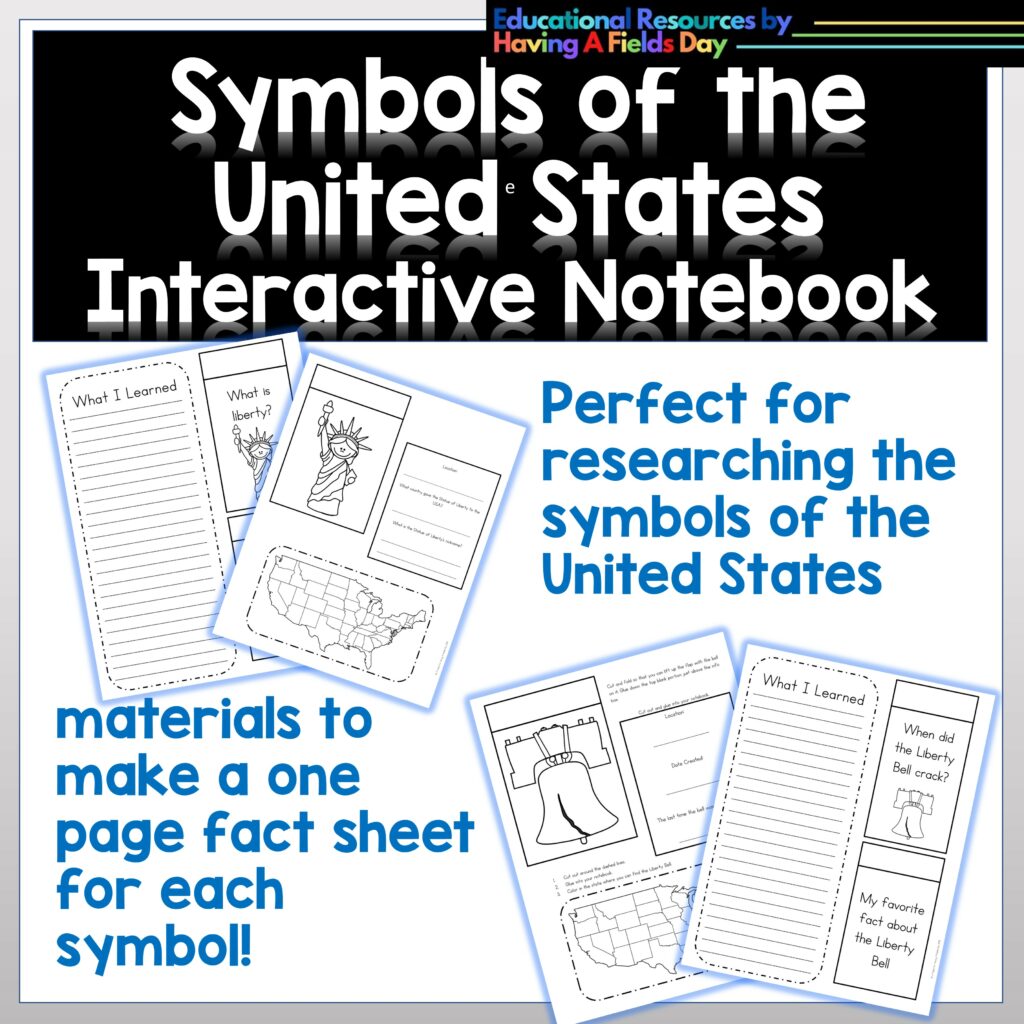 United States Symbols Interactive Notebook | Made By Teachers