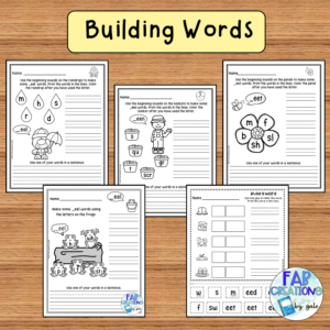 Long E (ee, ea) Word Family Word Work | Made By Teachers