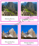 Landmarks of South America 3-Part Cards (color borders) - Continent ...