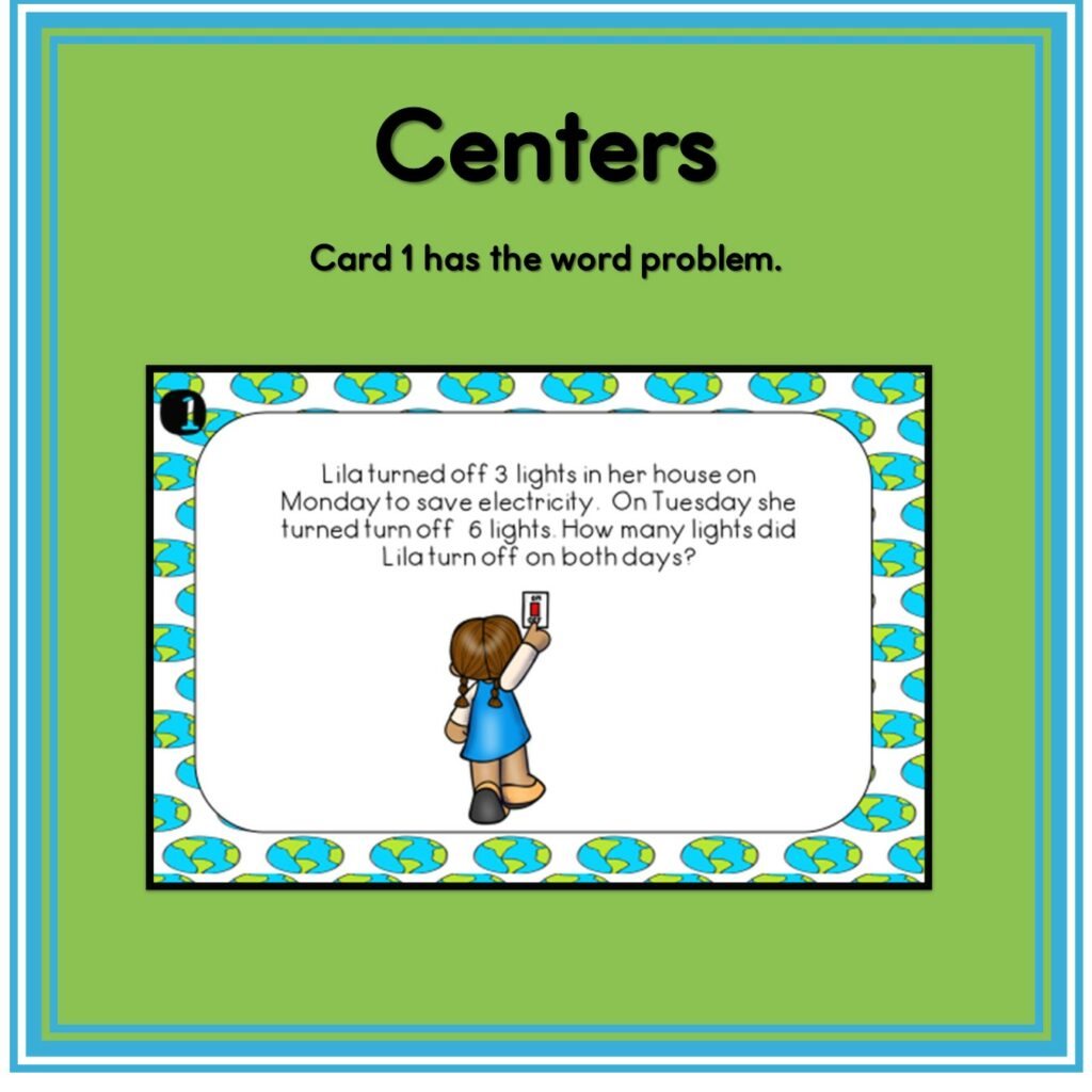 Earth Day Addition and Subtraction Word Problems | Centers | Worksheets ...