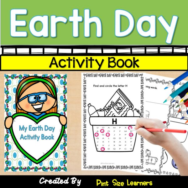 Earth Day Activity Book | Kindergarten | First Grade - Made By Teachers