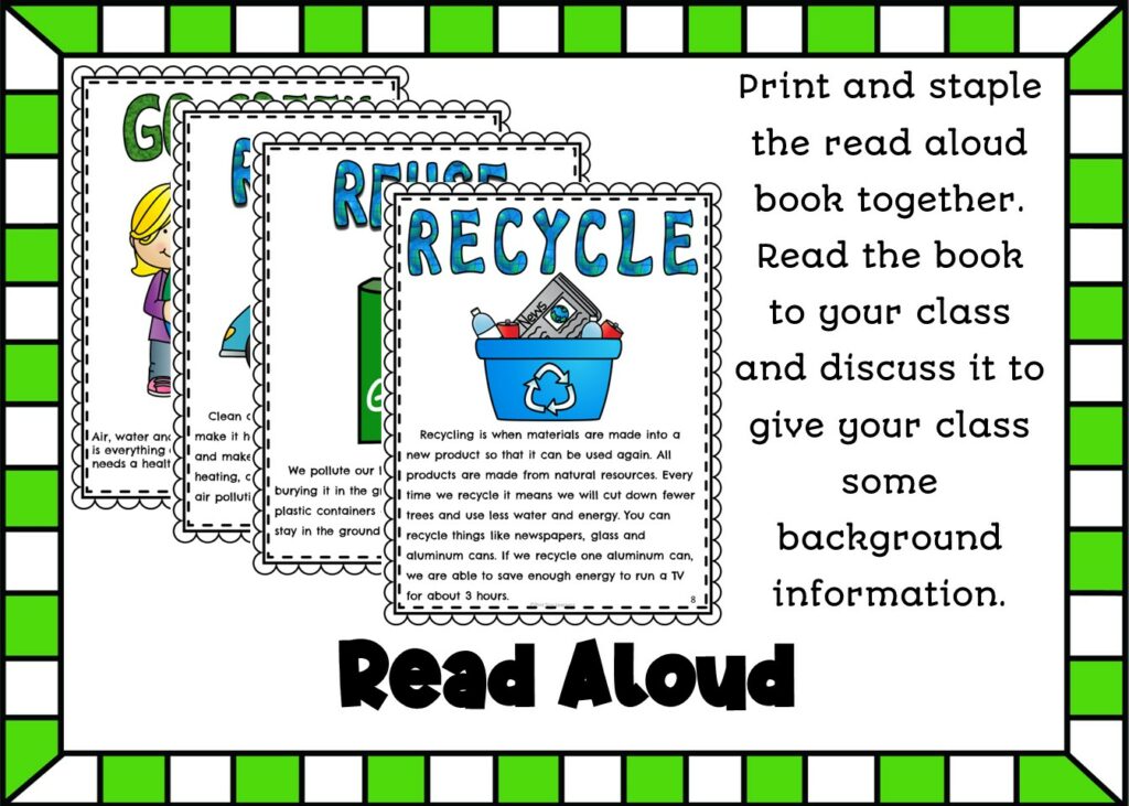 Earth Day Center Activities and Worksheets for 2nd Grade and 3rd Grade ...