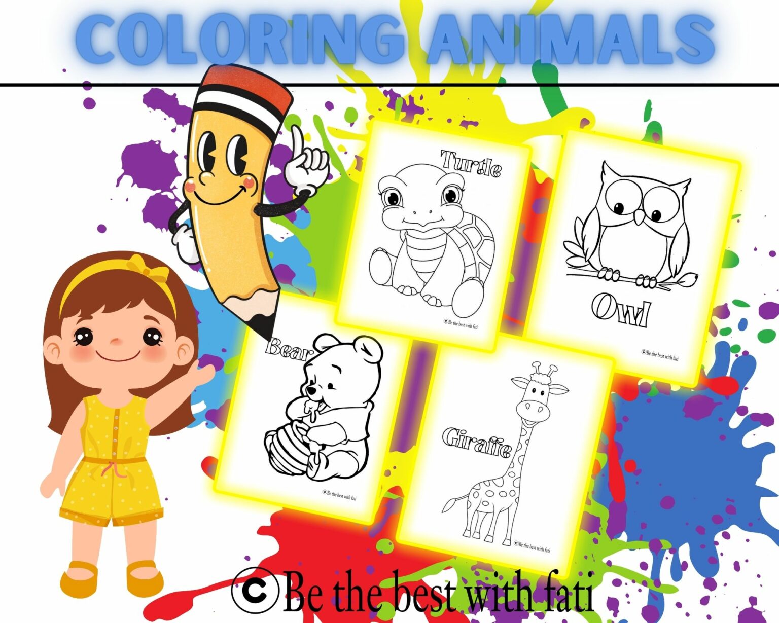 30 animal coloring sheets | Made By Teachers