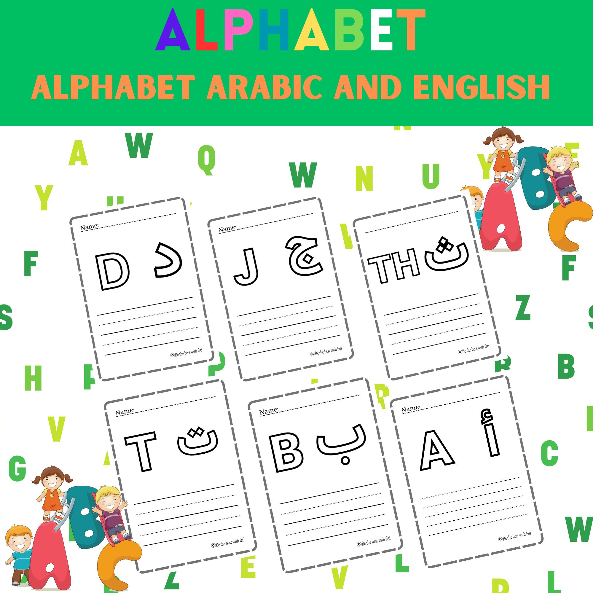 Alphabet english and Arabic Books - Alphabet Activities | Made By Teachers