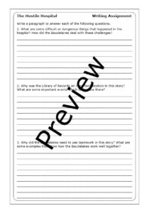 Lemony Snicket "The Hostile Hospital" worksheets | Made By Teachers