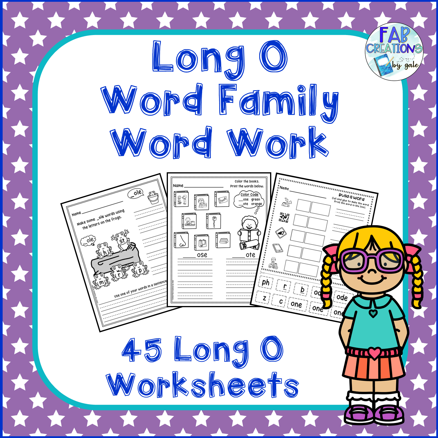 Long O CVCe Word Family Word Work | Made By Teachers