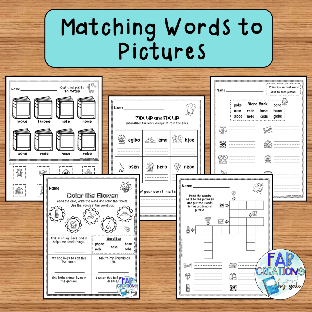 Long O CVCe Word Family Word Work | Made By Teachers