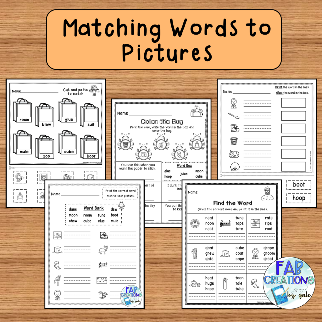 Long U Vowel Team Word Work | Made By Teachers
