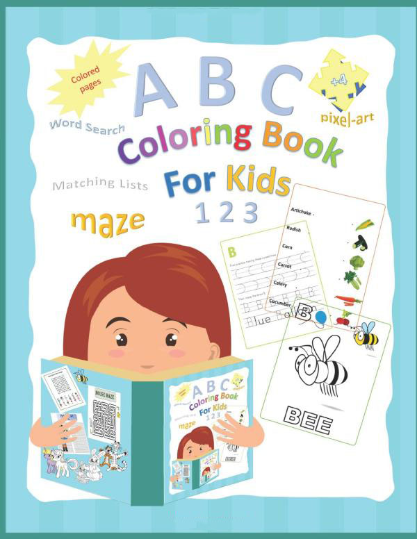ABC Coloring Book for Kids | Made By Teachers