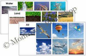 Air, Land, and Water Sorting Cards & Control Charts - Preschool ...