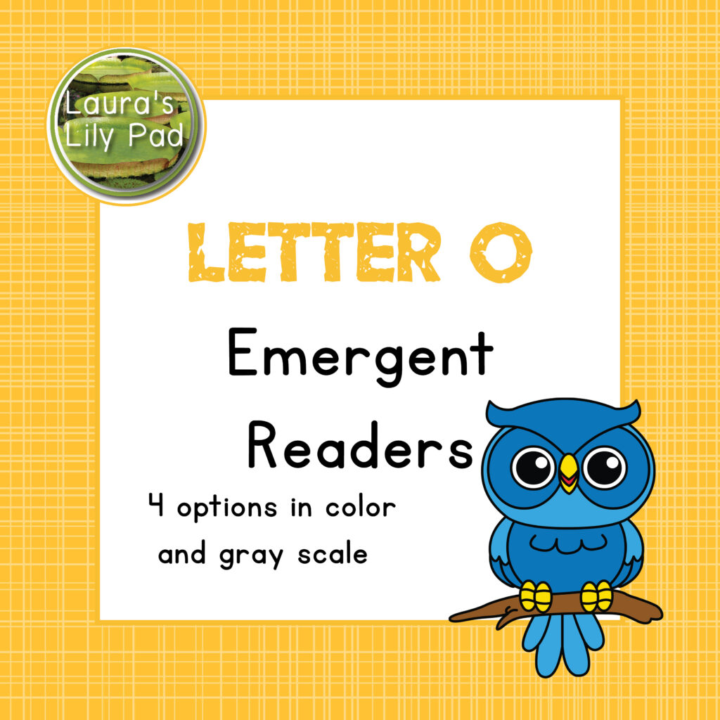 Alphabet Letter O Emergent Readers Set | Made By Teachers