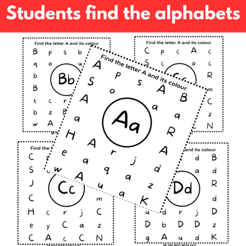 Alphabet Recognition Activity for Letters-26 Letters Alphabet | Made By ...