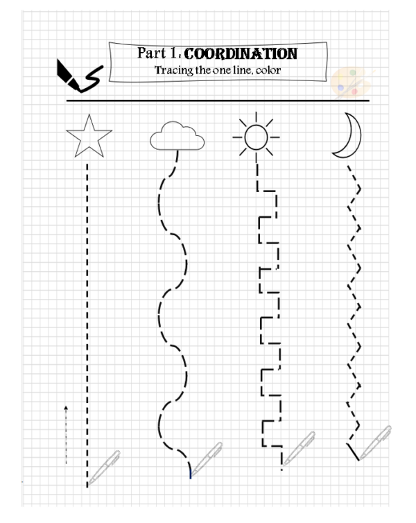 Scissor skills beginner, a preschool activity book for kids ages 3-5 ...