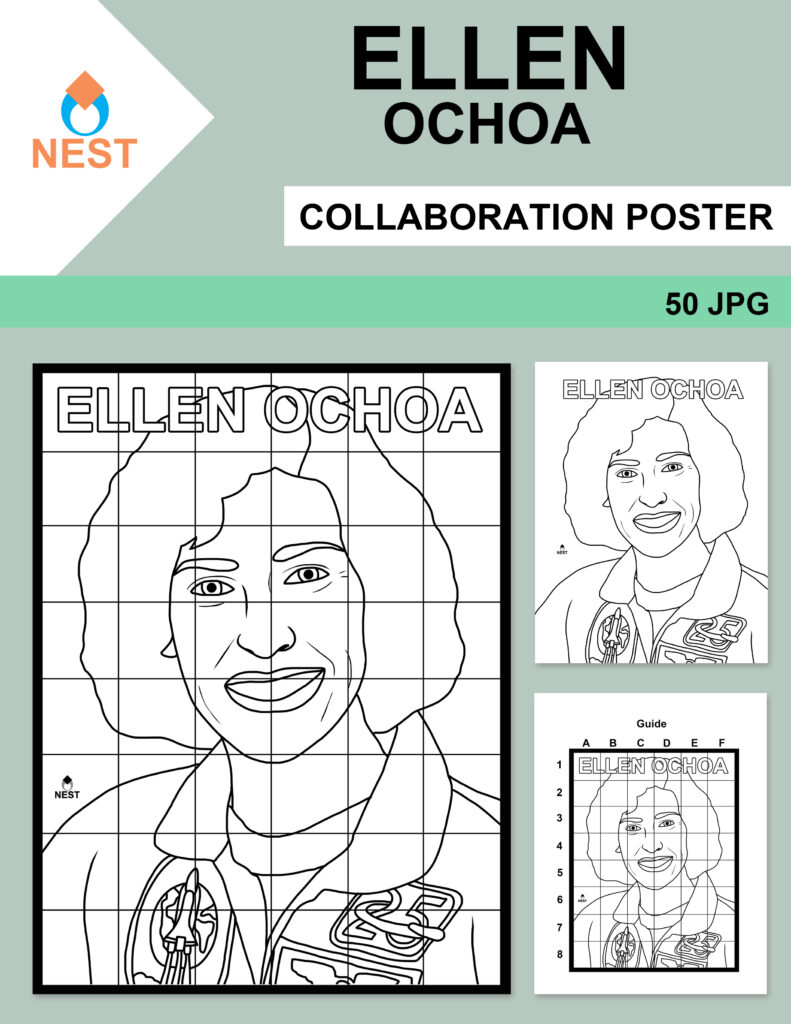 Ellen Ochoa Collaboration Poster | Made By Teachers